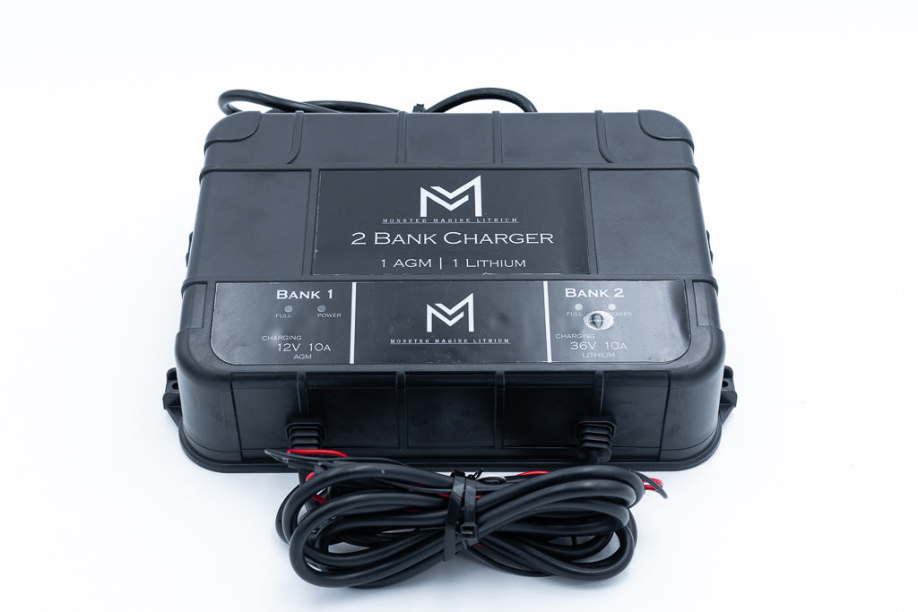 Multi Bank Chargers – Tagged "36V Batteries" – Monster Marine Lithium