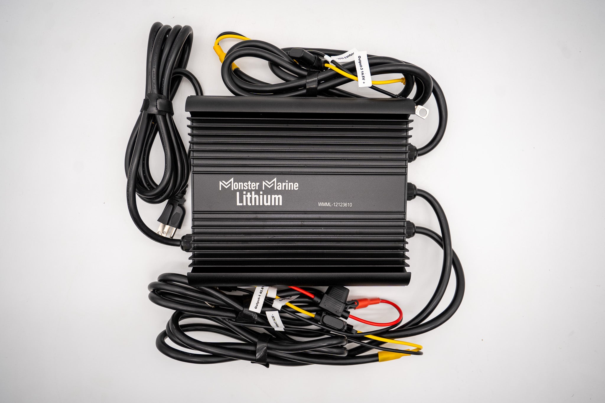 Triple Bank 12v, 12v & 36v marine waterproof Lead/AGM/Lithium charger ...