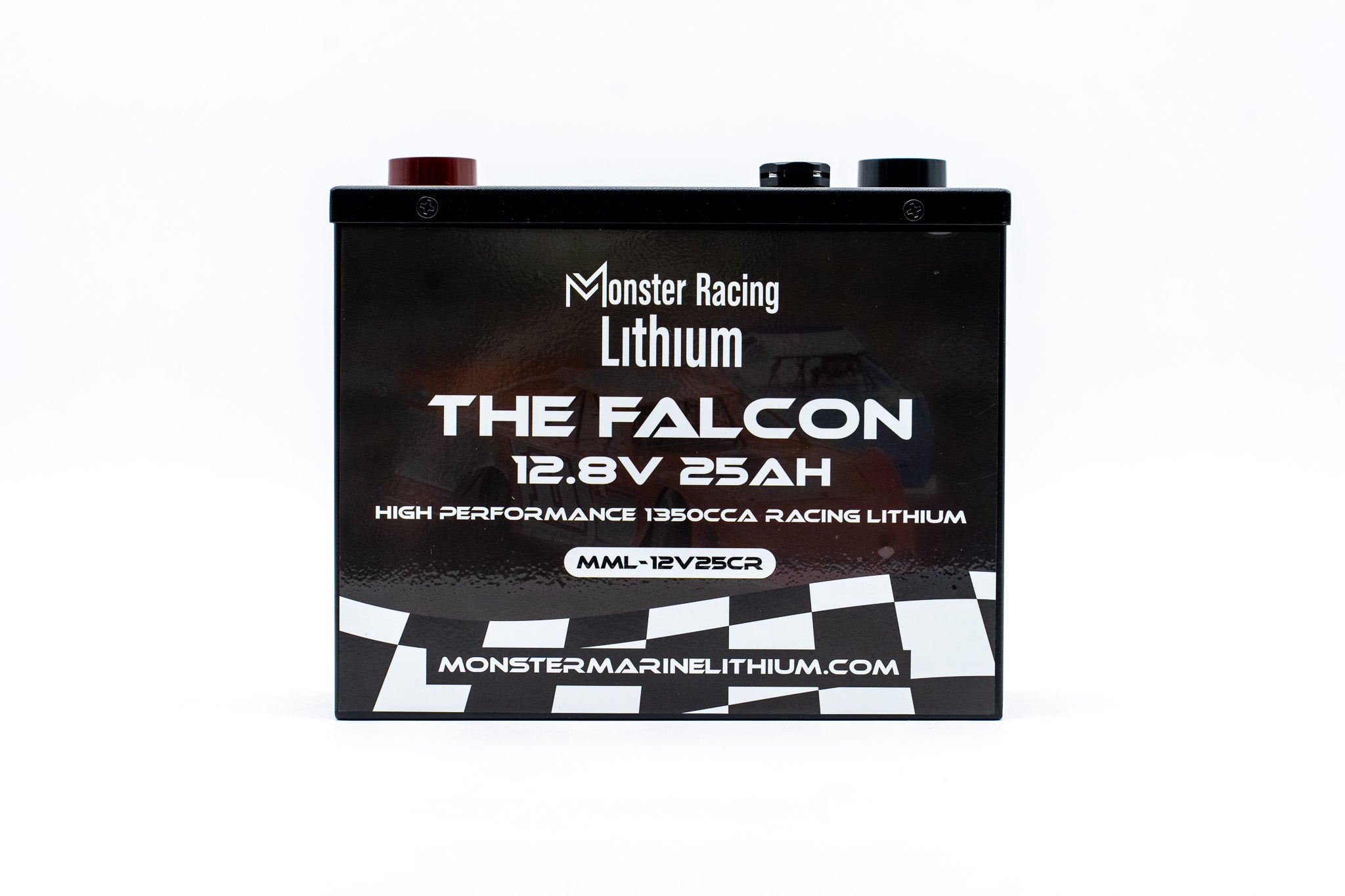 12.8V 25AH - "THE FALCON" - MONSTER RACING LITHIUM – Monster Marine Lithium